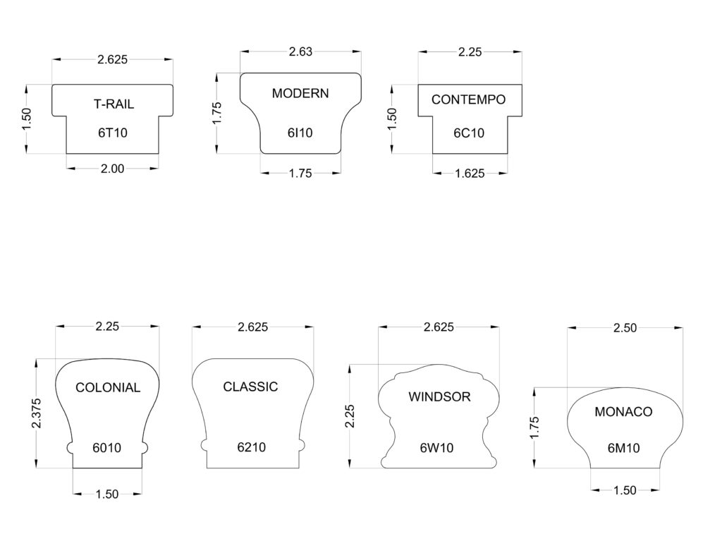 Staircase Railing Profiles - Elegant Designs for Staircase Railings ...